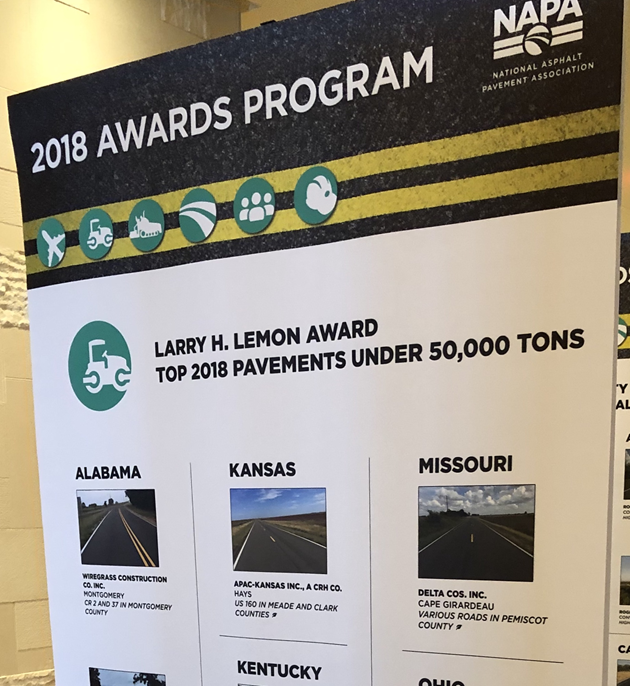 Delta Companies Inc. Earns Excellence Award in Asphalt Paving - Delta ...